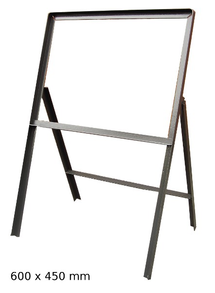 600 x 450mm Rectangular - Metal Road Sign Frame | Builders Equipment