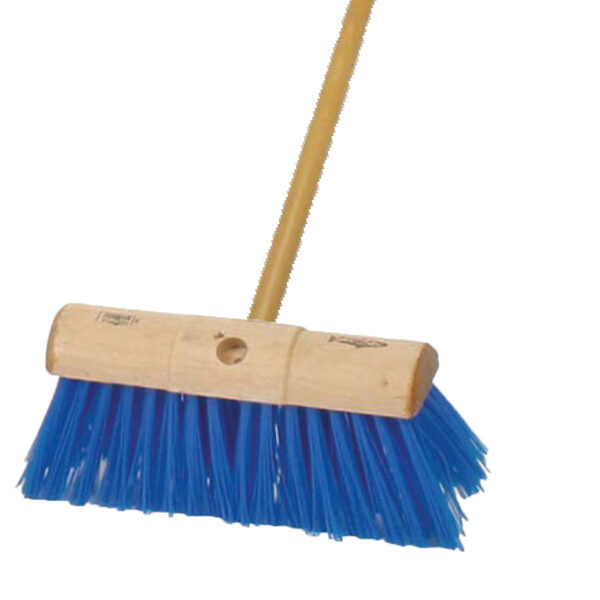 13" Stiff Sherbo Bass Broom with 60" Handle | Builders Equipment