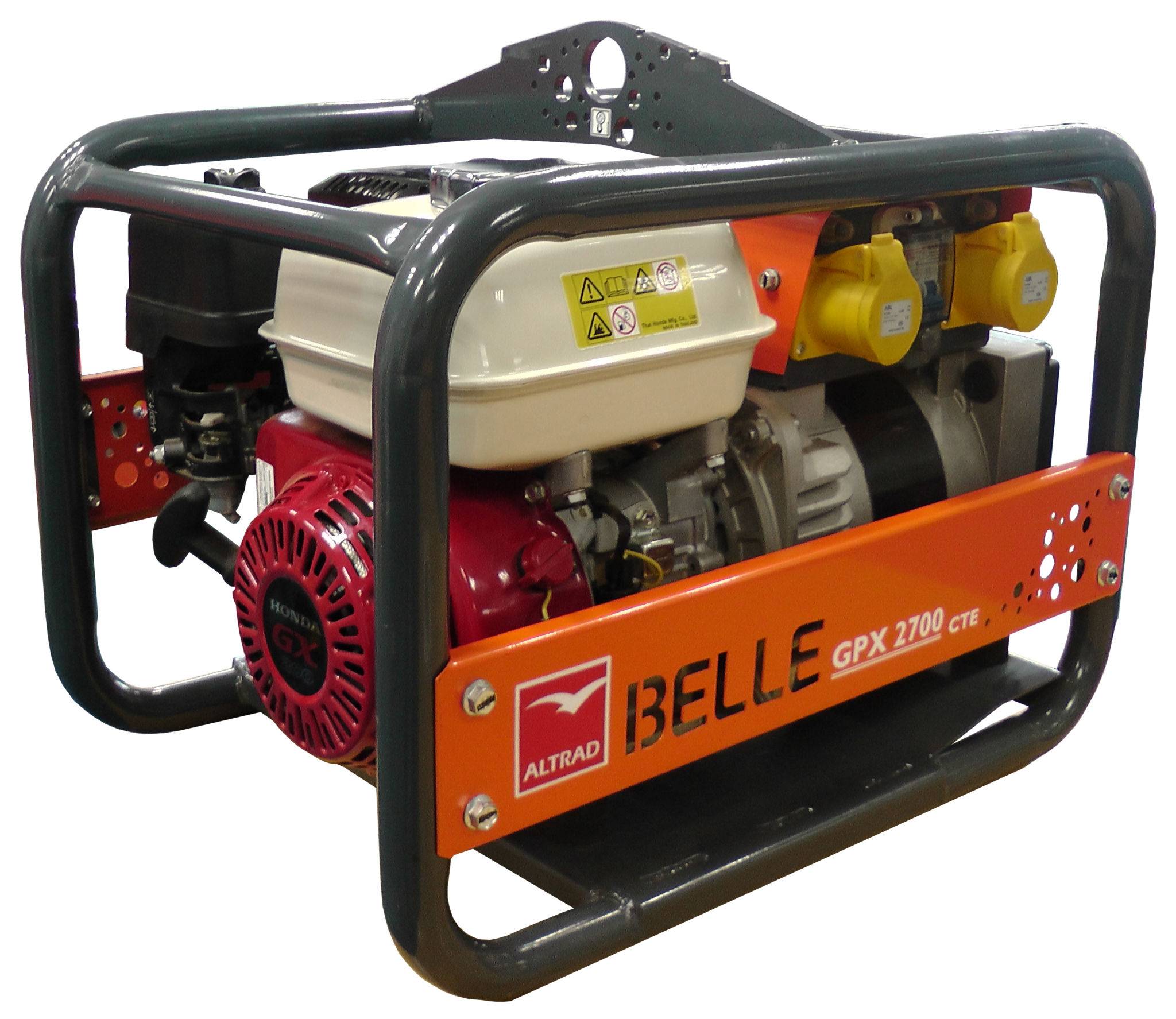 Altrad Belle - GPX2700 'CTE' - 2.2kW Generator - 2.7kVA - Honda Engine ...