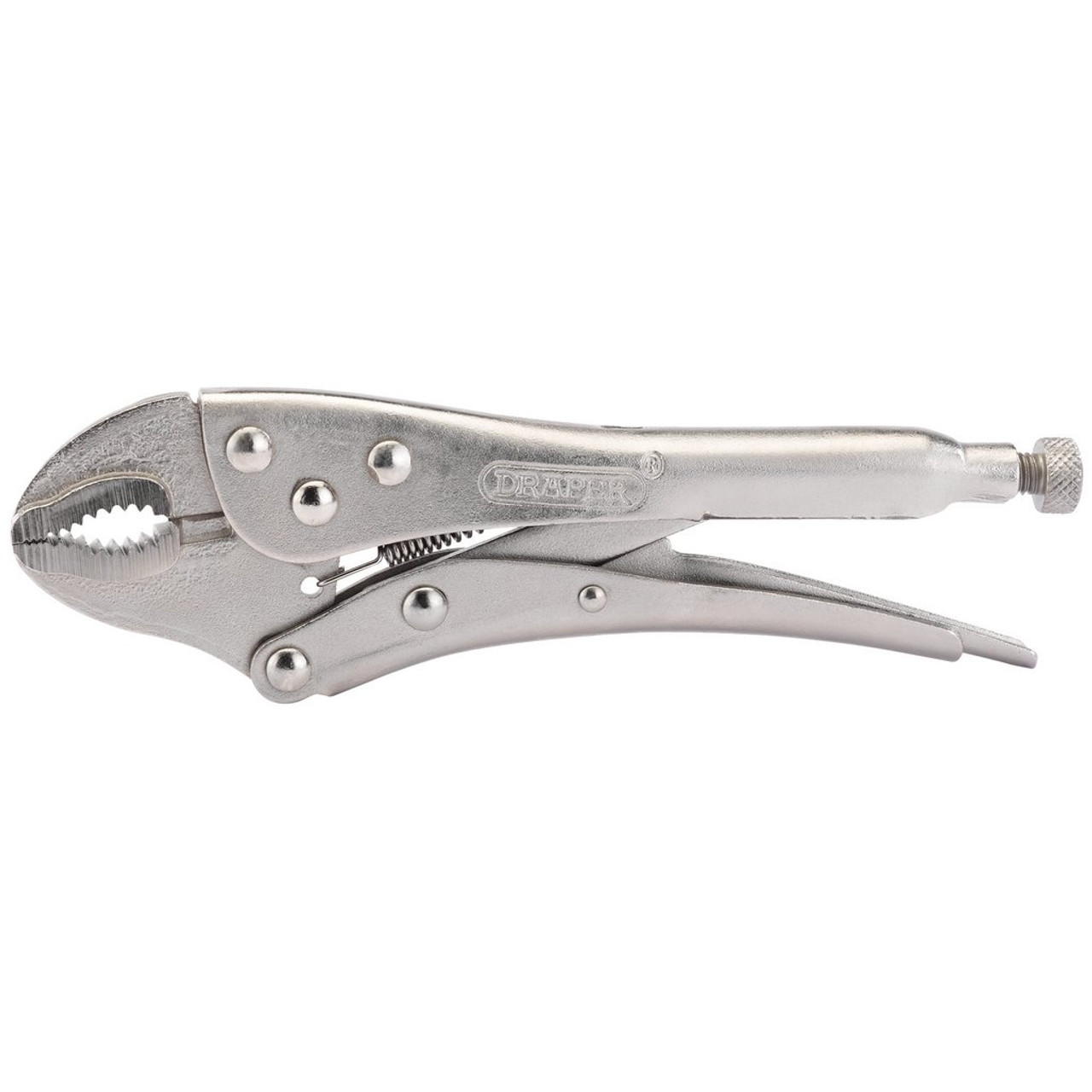 DRAPER CURVED JAW SELF GRIP PLIERS - 185mm | Builders Equipment