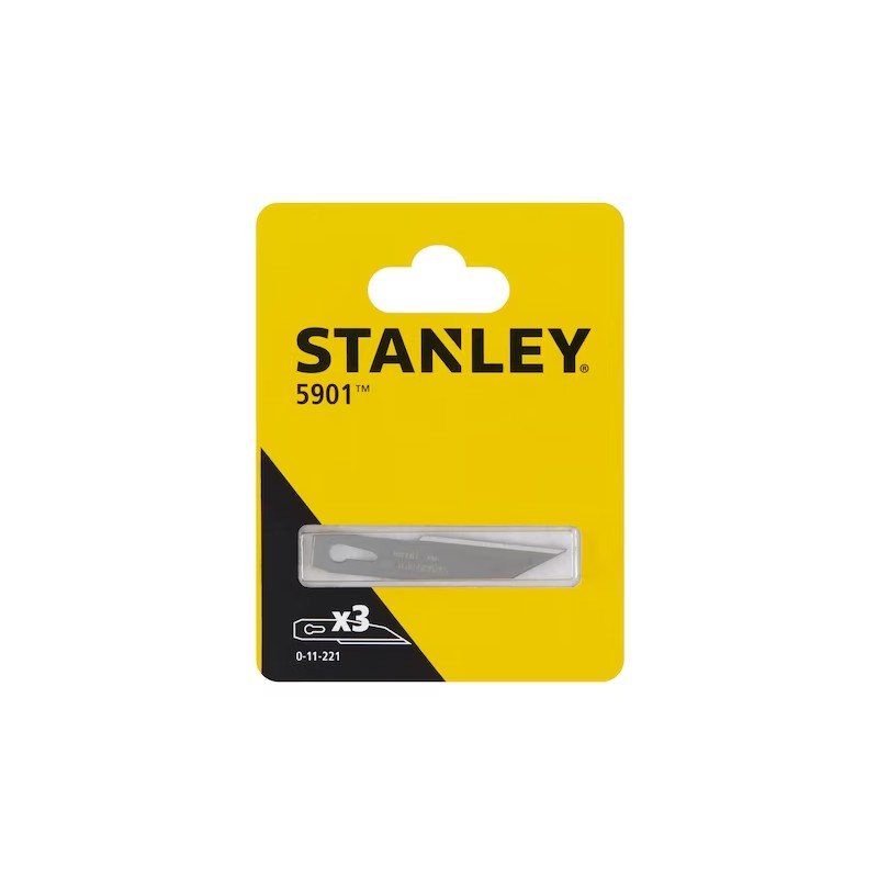 STANLEY KNIFE BLADE 5901B ( PACK OF 3 ) | Builders Equipment